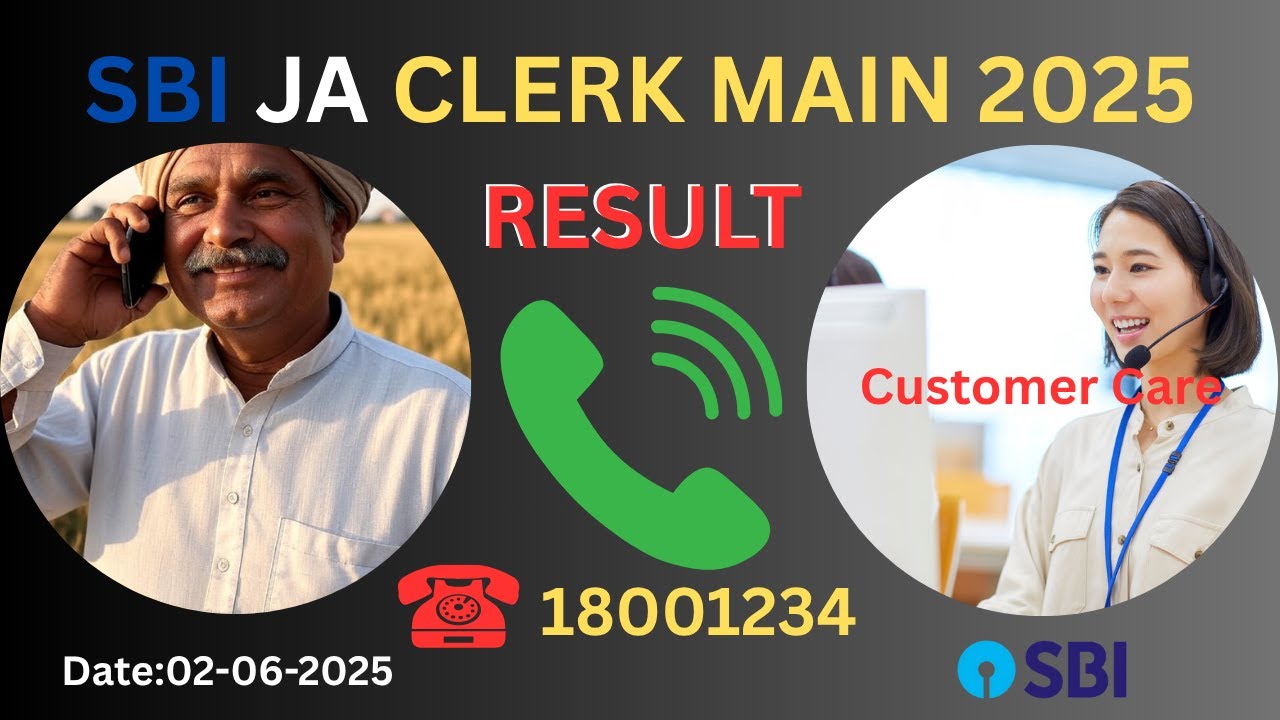 🎯SBI JA MAIN 2025 Result | Customer Care Call Recording🤩|#sbi #sbija # ...