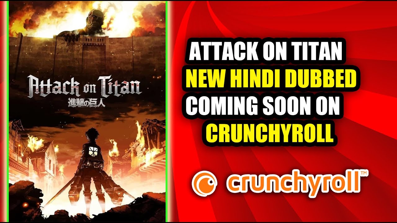 BREAKING NEWS ! Attack On Titan NEW Hindi Dub Coming Soon On ...