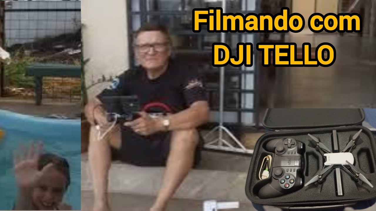 DJI TELLO, DRONE DE SELF QUE FILMA DE VERDADE. #djitello #minidrone ...