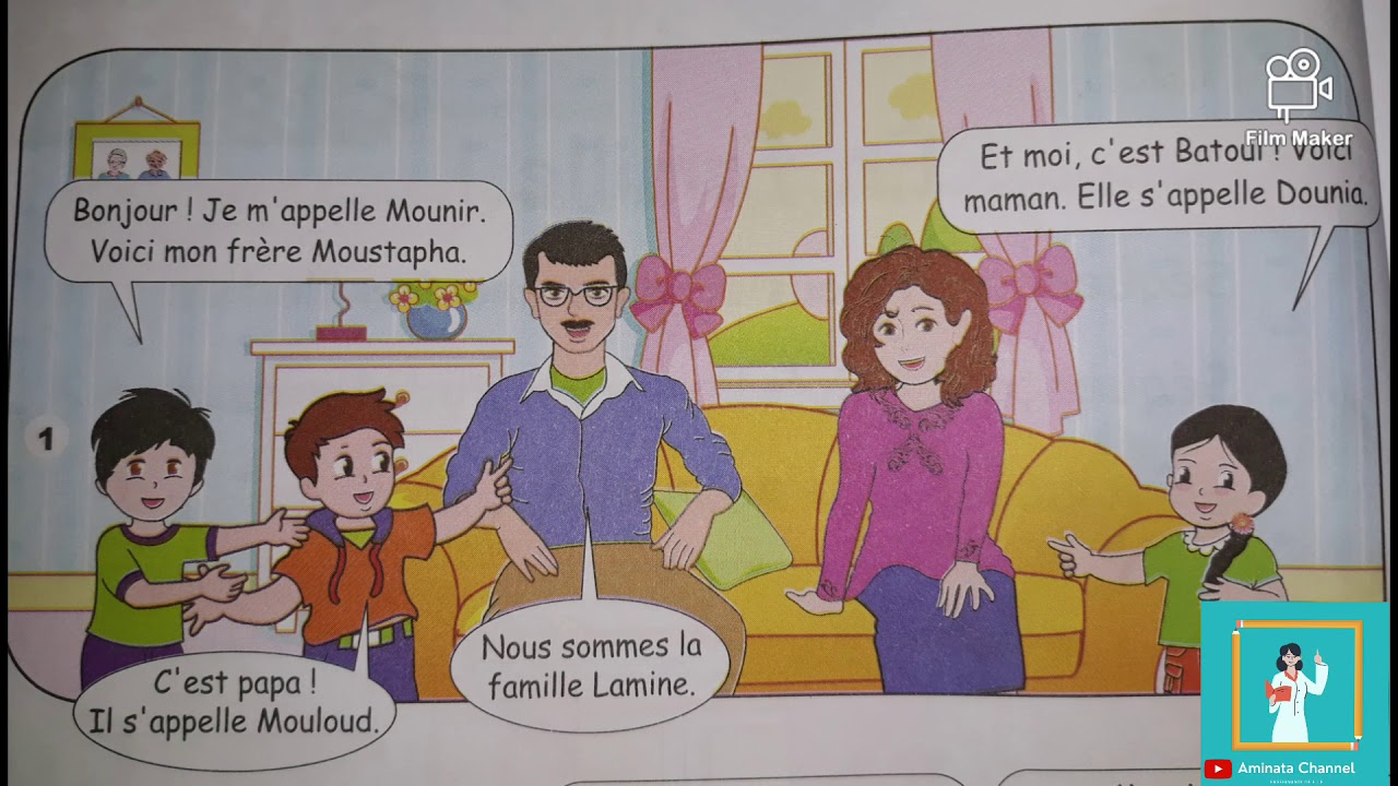 Projet 2/Séquence 01 : Nous sommes une famille . 3 Ap - YouTube