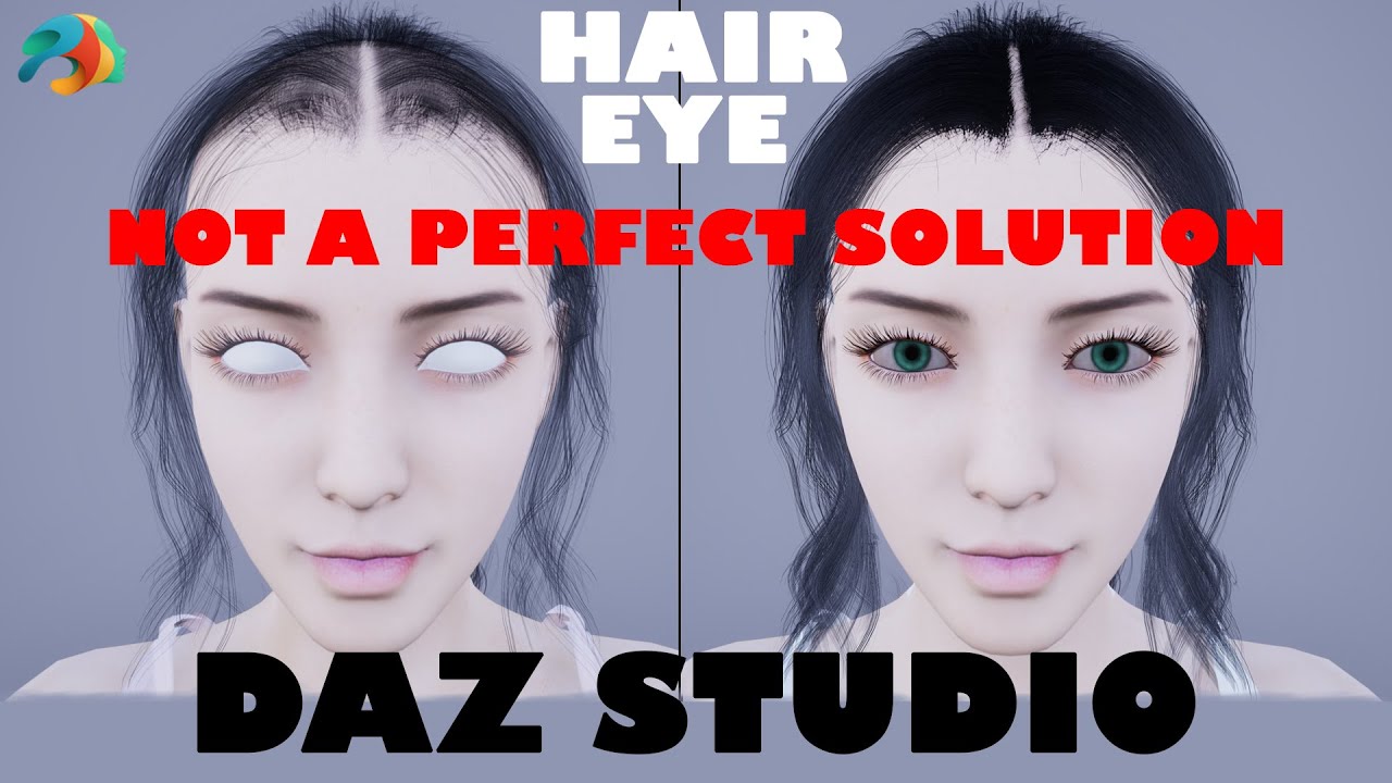 [OLD AND UNSTABLE] - Daz Hair and Eyes Tutorial - Daz Studio Fix with ...