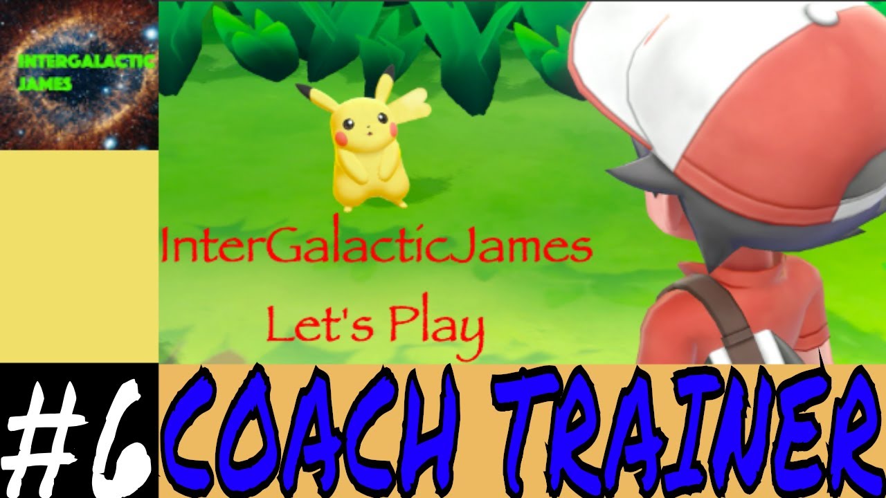 BATTLING A COACH TRAINER | Pokemon Let's Go Pikachu Let's Play Part #6 ...