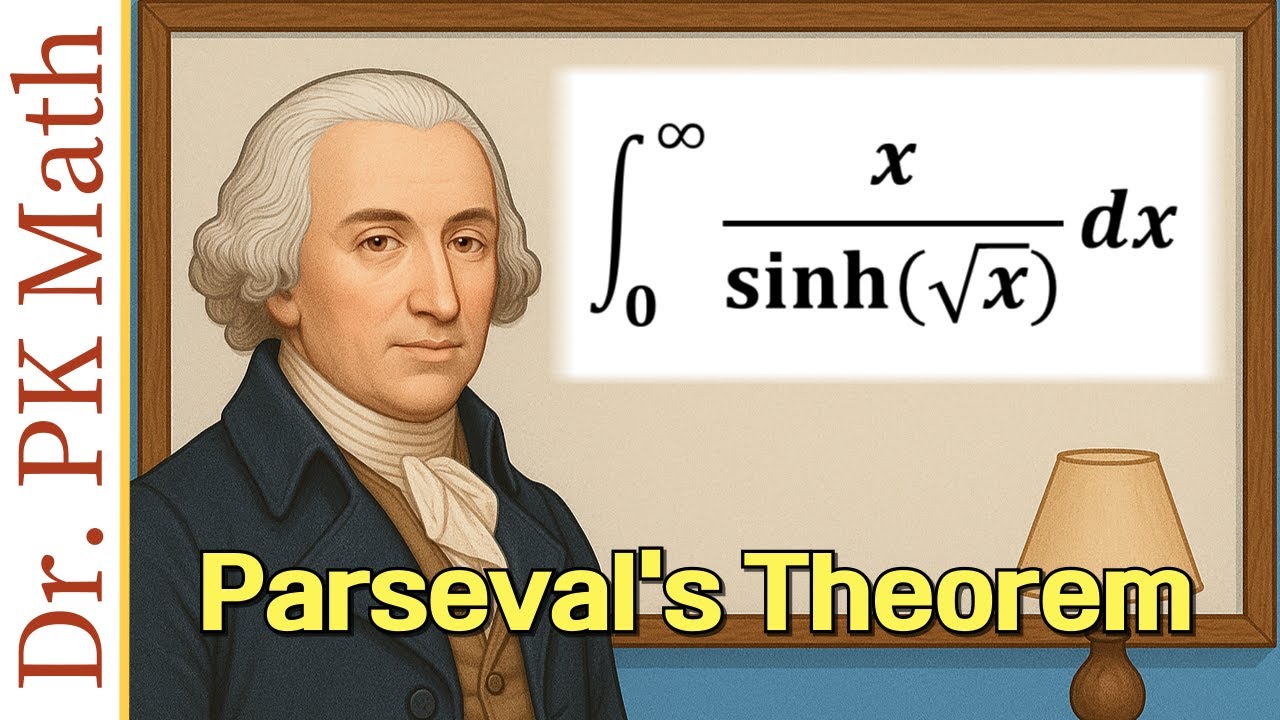 A Tricky Integral to Solve with Parseval's Theorem - YouTube