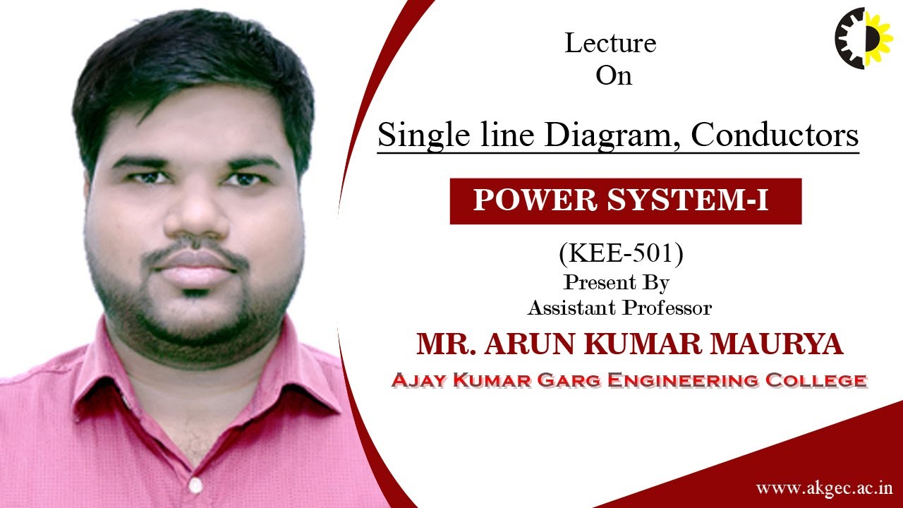 ''Single line Diagram, Conductors'' POWER SYSTEM I lecture 02 By Mr ...