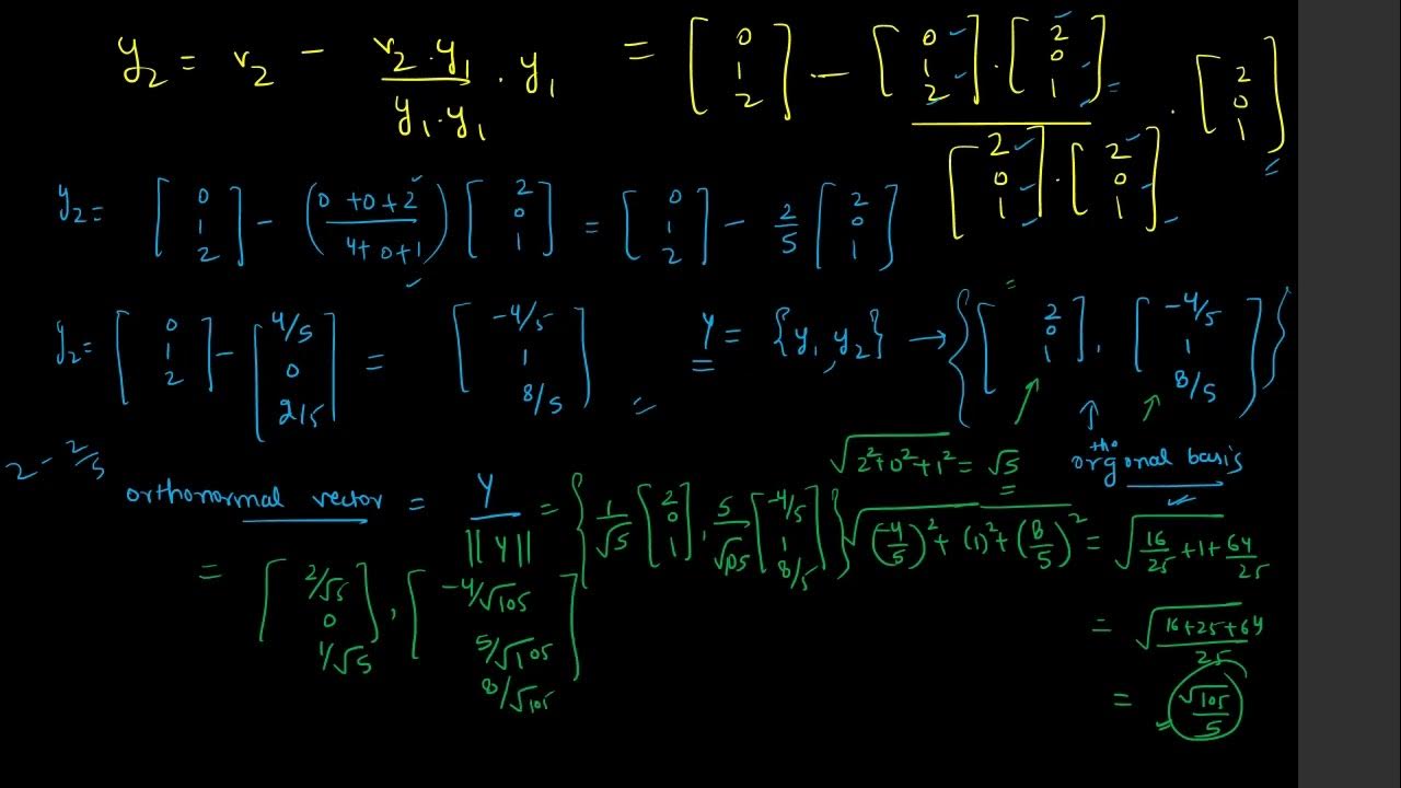 Solving least Square Problem using QR DECOMPOSITION - YouTube