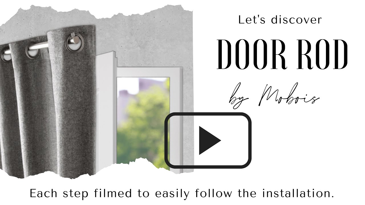 How to Install Your Door Rod by Mobois - YouTube
