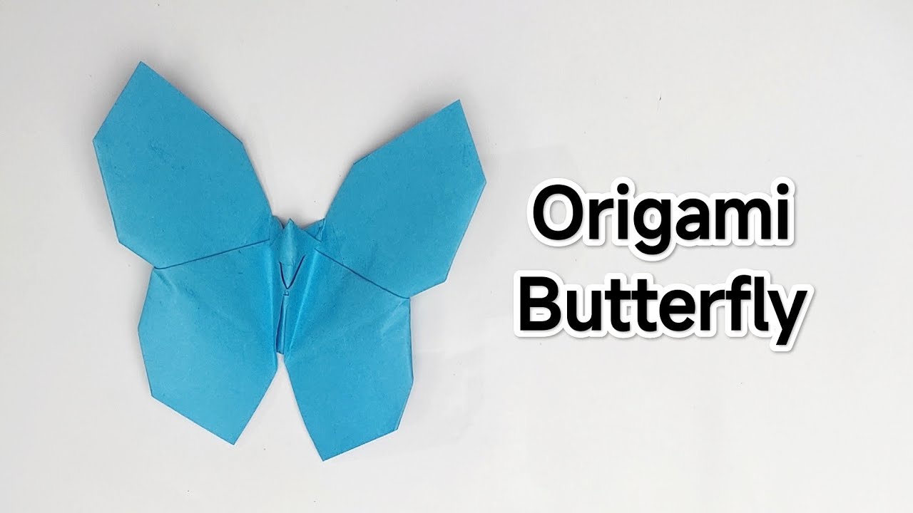How To Make Beautiful Origami Yoshizawa Butterfly - YouTube