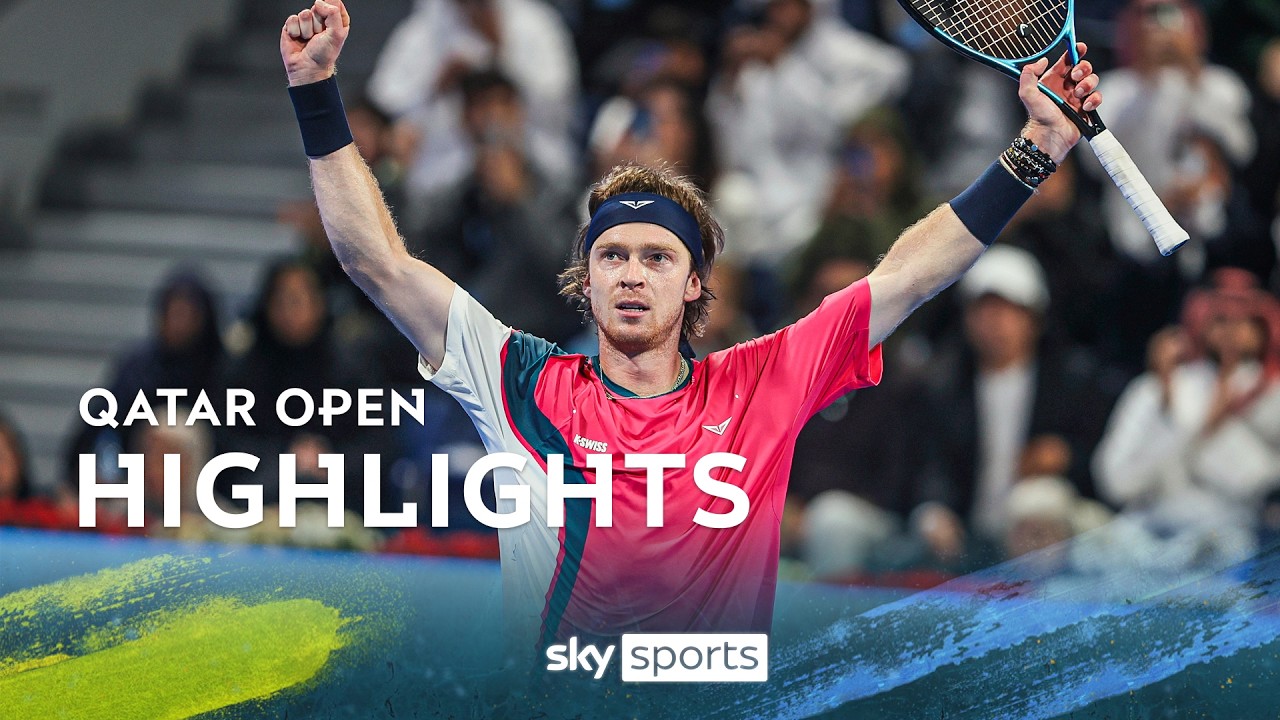 Rublev beats Draper to win the Qatar Open 🏆 | Jack Draper vs Andrey ...