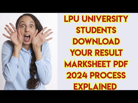 Download Provisional academic transcript 2024 Lpu University Punjab ...