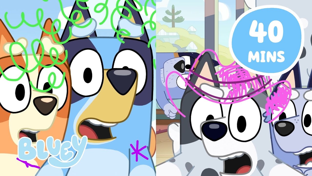 🔴LIVE: Bluey's Favourite Family Moments 💙 | Best Heeler Moments | Bluey ...