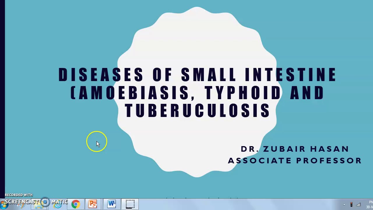 Typhoid ulcer vs Amoebic ulcer vs TB ulcer intestine - YouTube