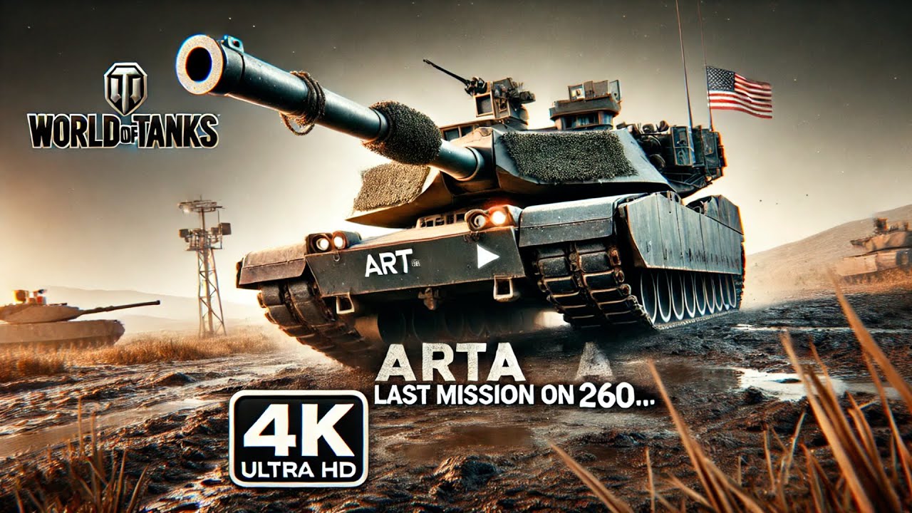 T92 HMC in Ultra HD 4K Arta - last mission on 260, but lost game, 5717 ...