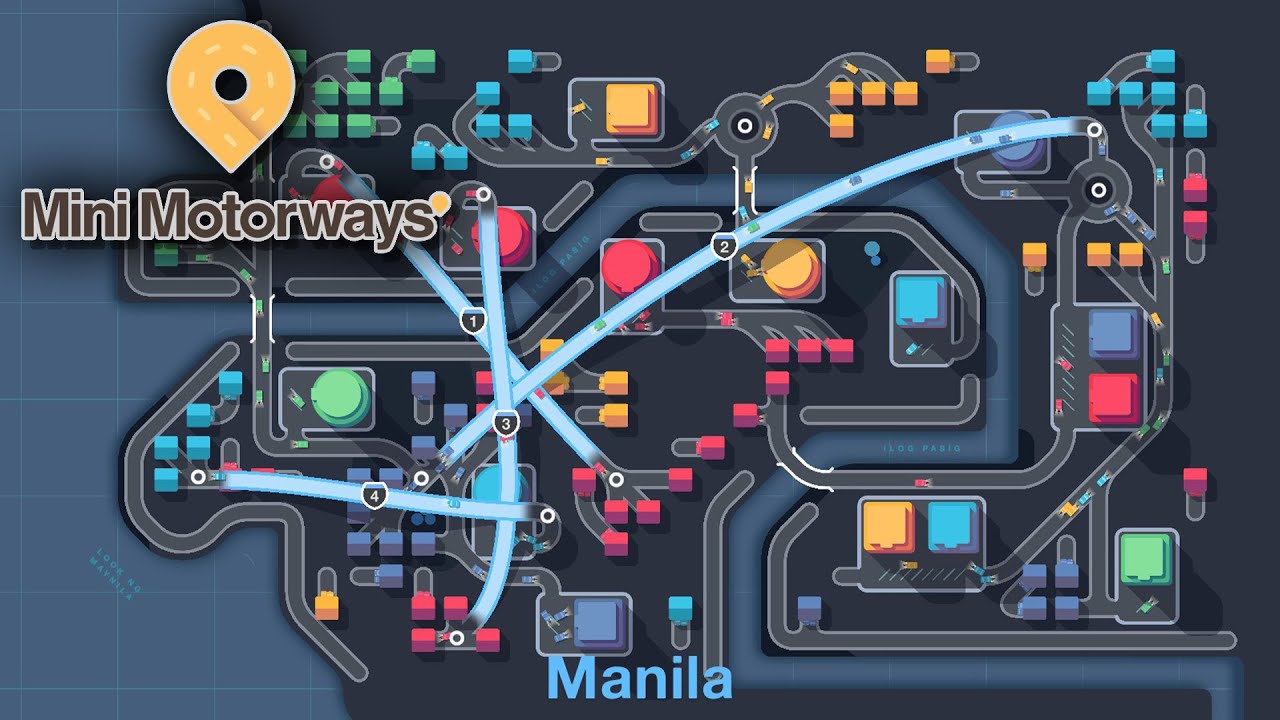 An Ideal World | Mini Motorways #11 Manila - YouTube