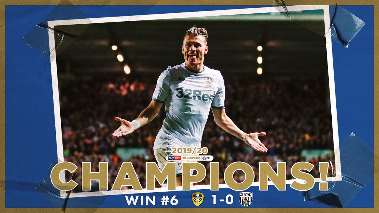 Champions! | Extended highlights | Win #6 Leeds United 1-0 WBA - YouTube