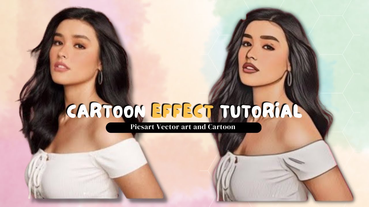 PICSART: HOW TO CARTOON YOUR PICTURE (TUTORIAL)🖌️ | PICSART PORTRAIT ...