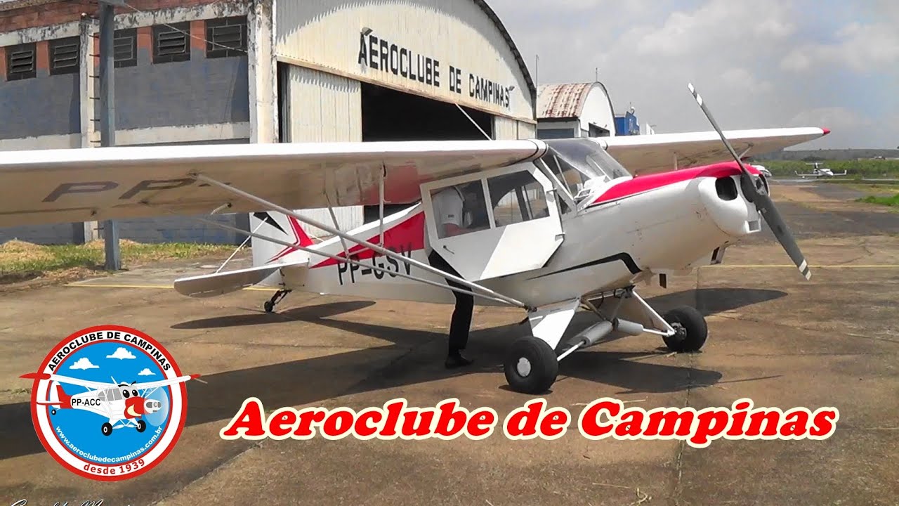 Take-off Neiva P56-C Paulistinha PP-GSV - SDAM/2022 - YouTube