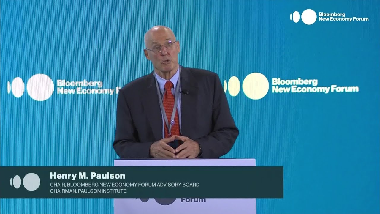 Hank Paulson Discusses U.S.-China Ties at Bloomberg New Economy Forum ...
