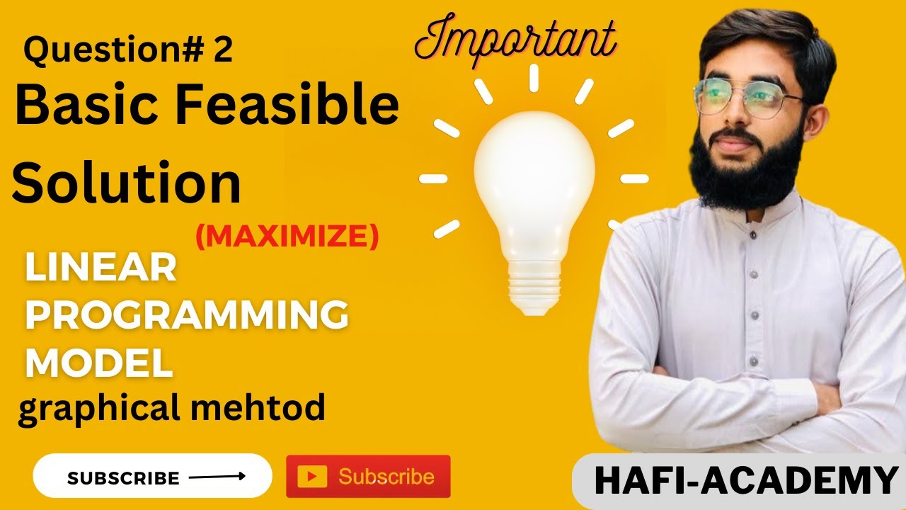 Lec-7 Basic Feasible Solution || Basic & Non-Basic variables || Linear ...