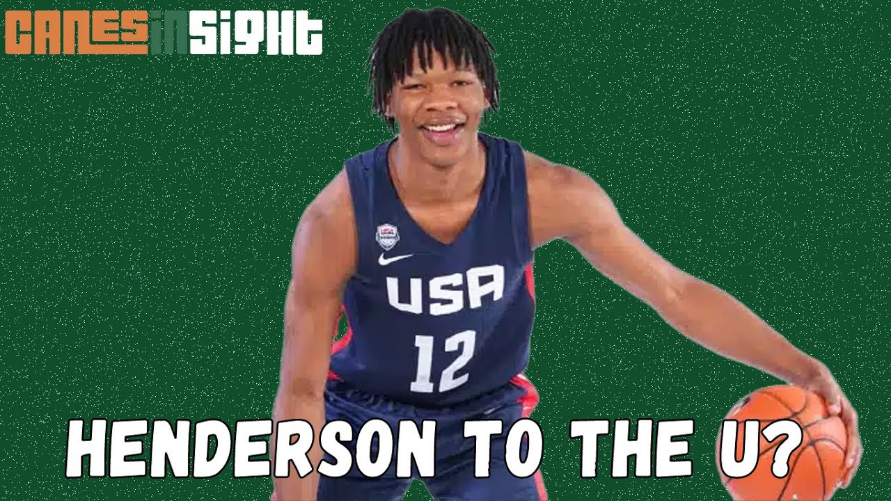 Shelton Henderson Decommits from Duke | Insight on Canes Hoops - YouTube