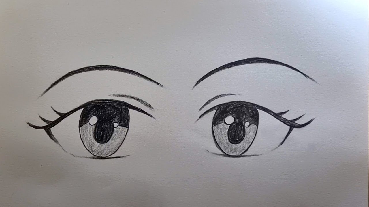 Comment dessiner des yeux d'anime étape par étape || Dessin facile ...