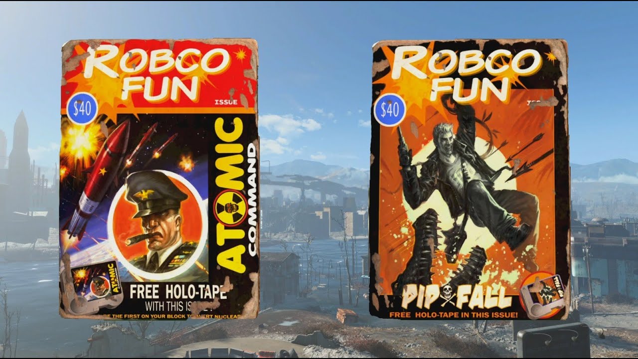Fallout 4 - RobCo Fun Magazine Locations - YouTube