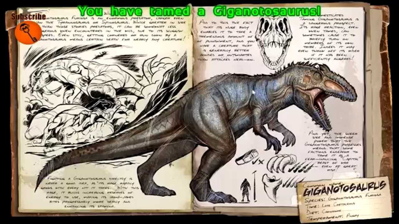 ARK Survival Evolved - Giganotosaurus (GIG-a-not-o-SWAR-us) - EP11 ...
