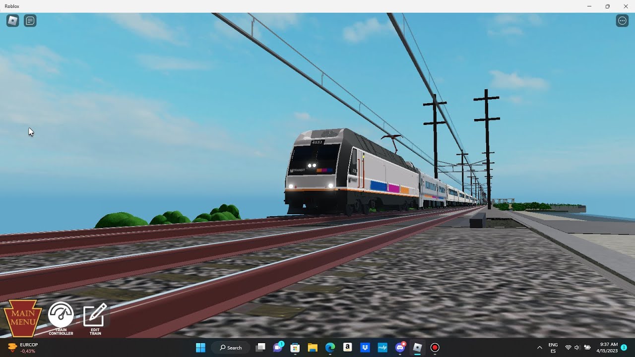 Roblox NEC NJT ALP45 with comet V cabcar Outbound - YouTube