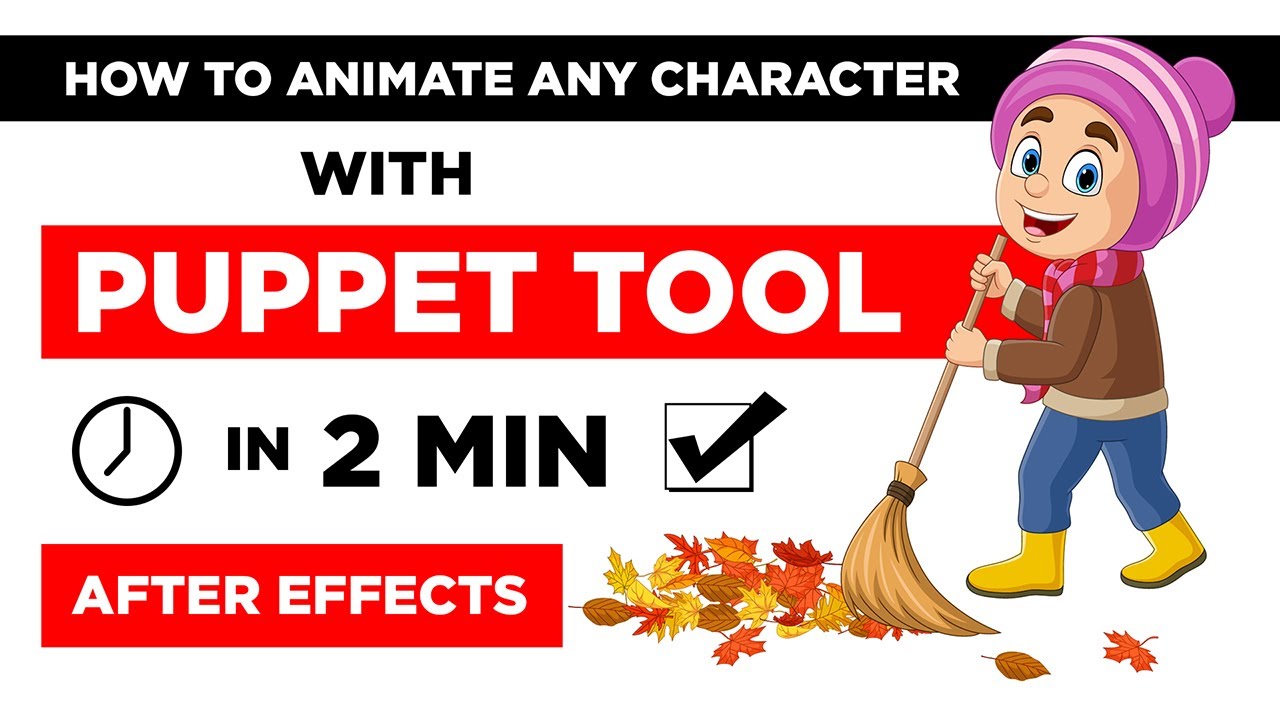 The Puppet Pin Tool | After Effects Tutorial | Animate Any Character in ...