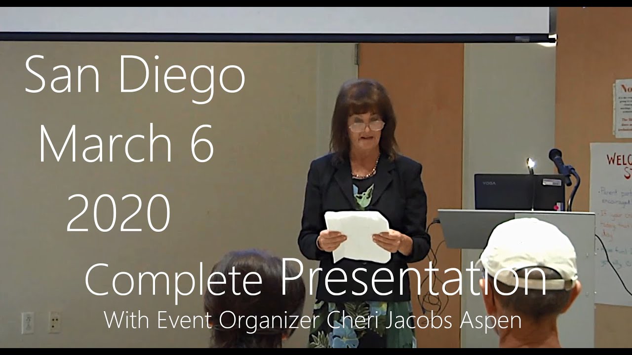 Complete LC San Diego Event with Opening Speech by Organizer Cheri ...