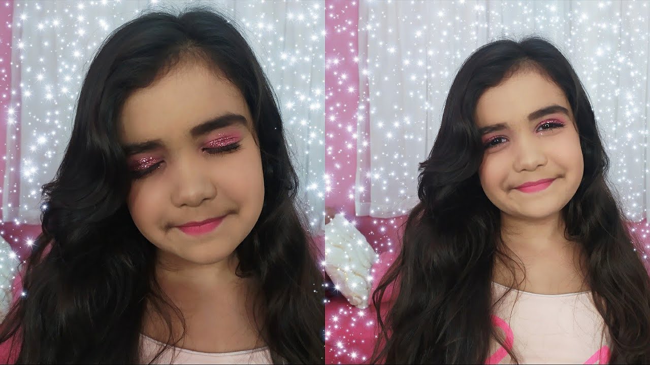 Maquiei Minha Prima De 7 Anos Youtube