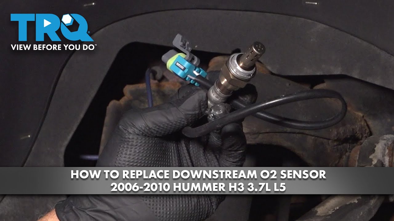 How to Replace Downstream O2 Sensor 2006-2010 Hummer H3 3.7L L5 - YouTube