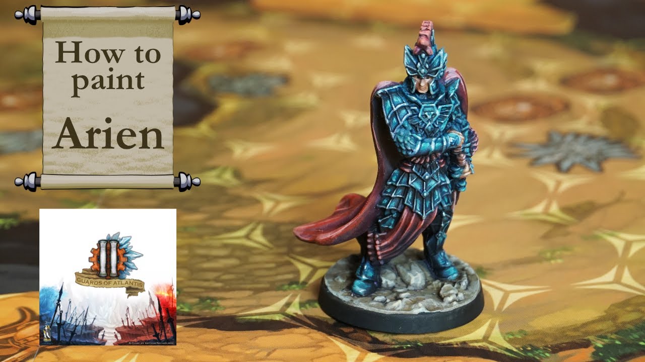 How to Paint: Guards of Atlantis II - Arien the Tidemaster - YouTube