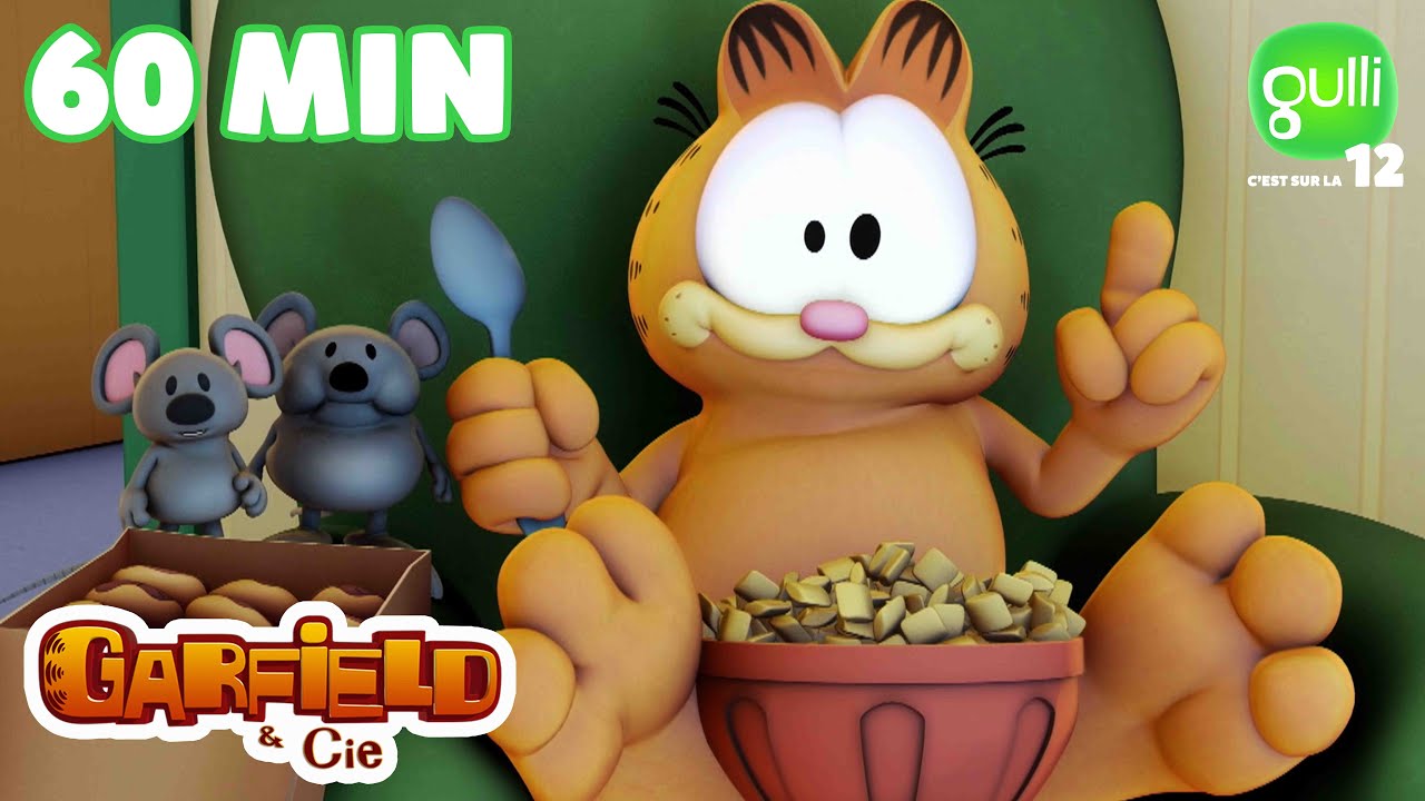 GARFIELD va-t-il manger les SOURIS ? 🤤 - YouTube