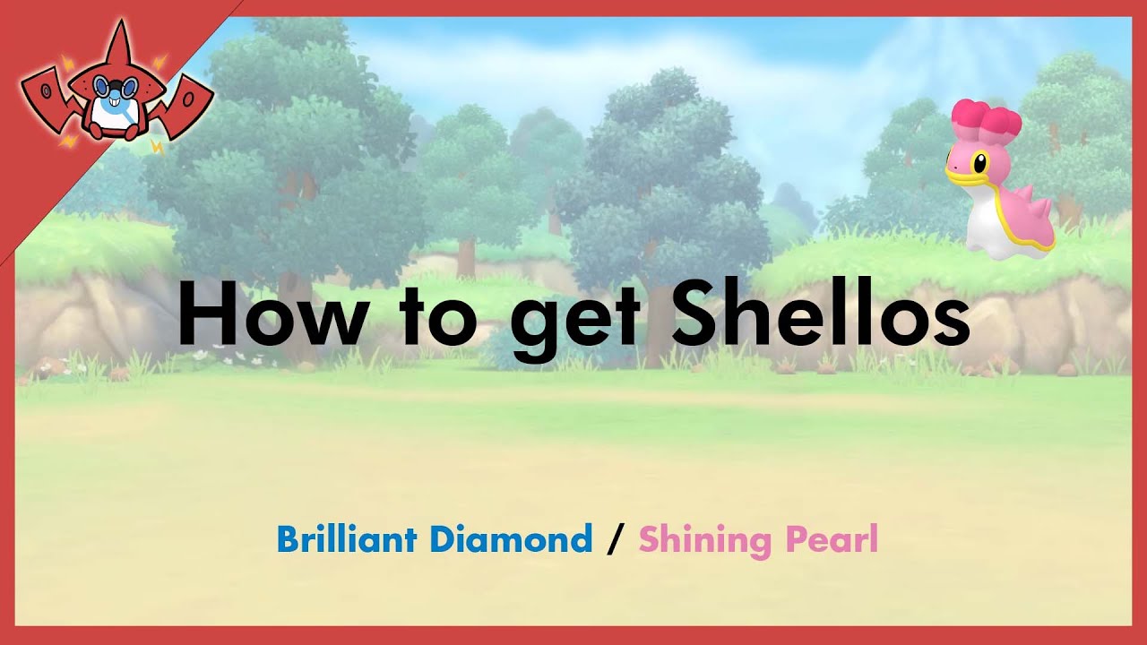 How to get Shellos in Pokemon Brilliant Diamond & Shining Pearl [#422] - YouTube