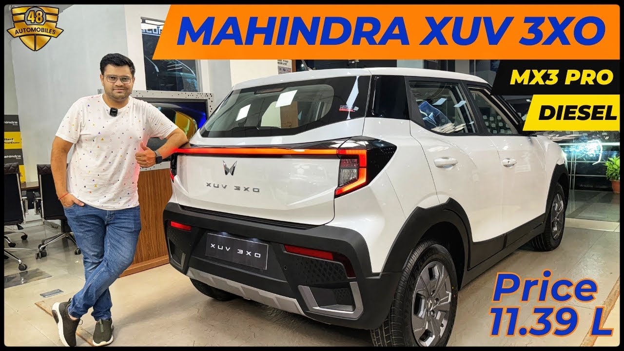 2024 Mahindra XUV 3XO MX3 Pro Diesel Variant Review in Hindi || ये थी ...