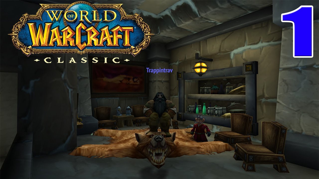Let's Play - CLASSIC WoW - Dwarf Hunter - Part 1 | Coldridge Valley ...