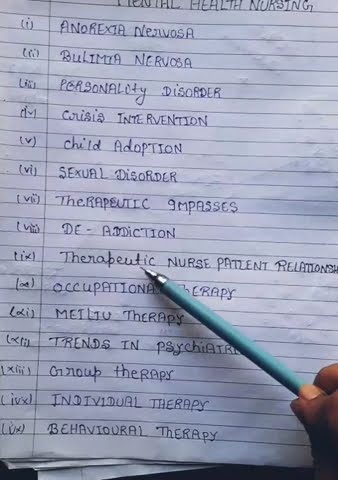 Previous year question paper of mental health nursing #mhn #nursesnotes ...