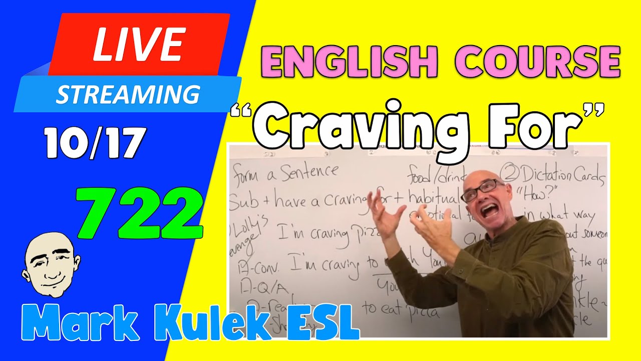 English Class #722 | Live Stream English Class - Mark Kulek ESL - YouTube