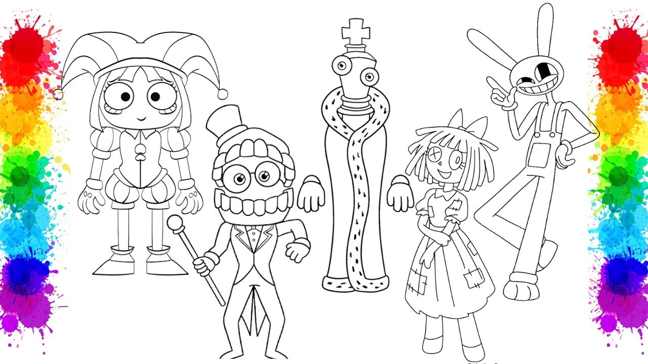 THE AMAZING DIGITAL CIRCUS/Paginas para colorear/Colorear los ...
