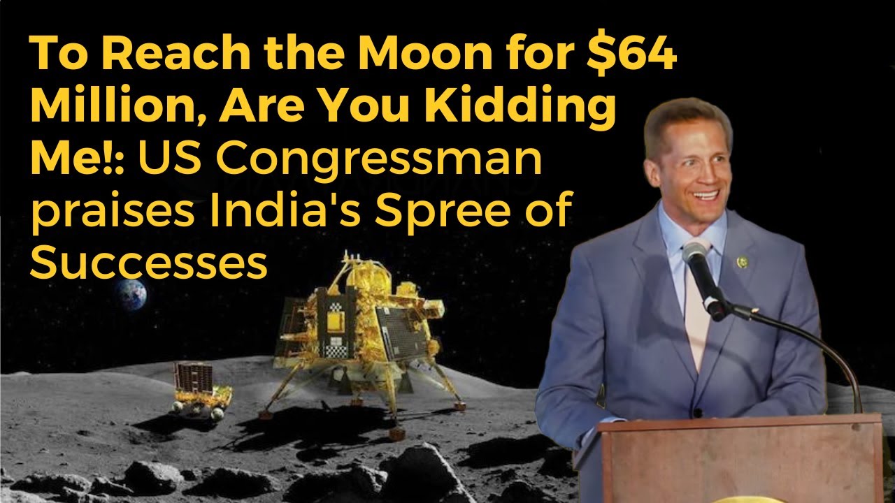 US Congressman Rich McCormick Praises India's Spree of Successes - YouTube