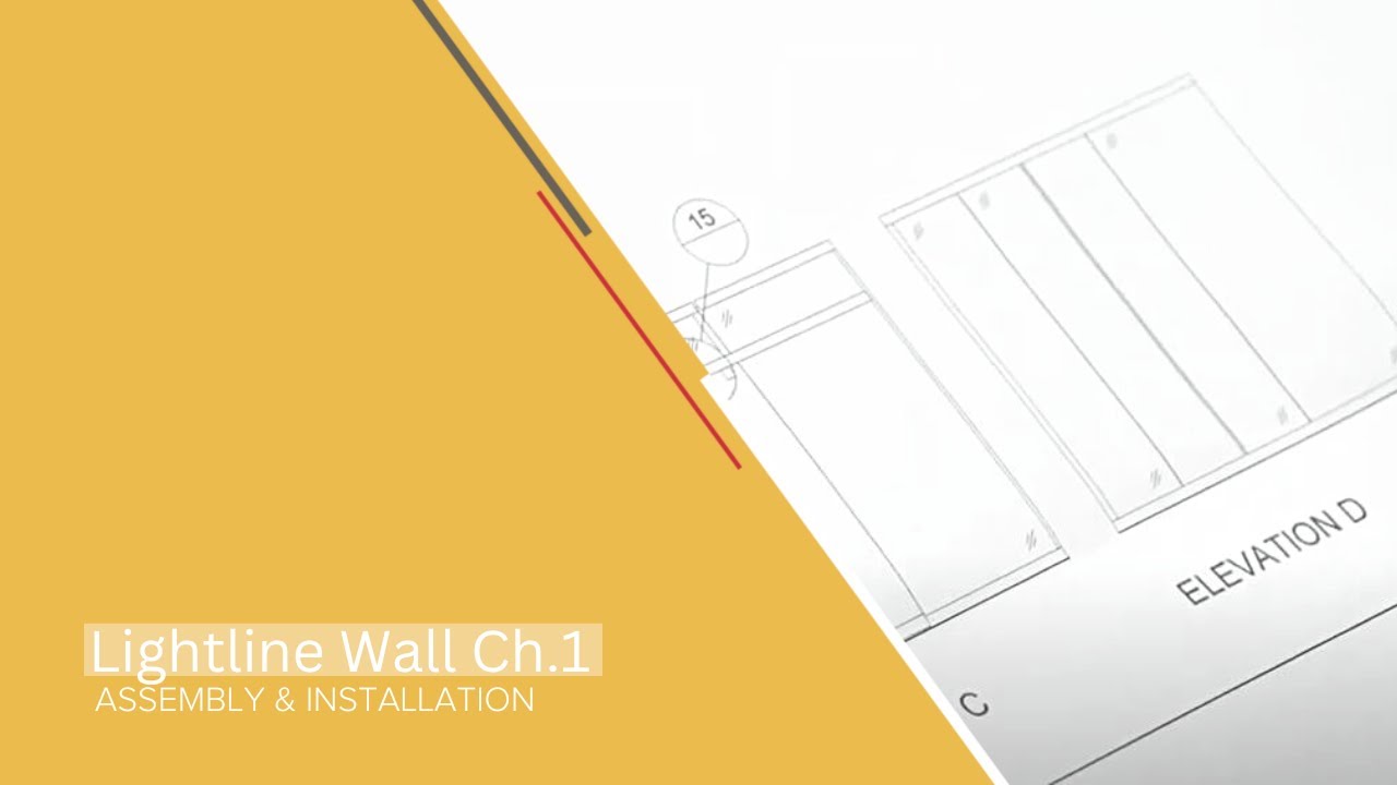 KI Lightline Wall Installation - Chapter 1: Review Drawings, Verifications, Layout - YouTube