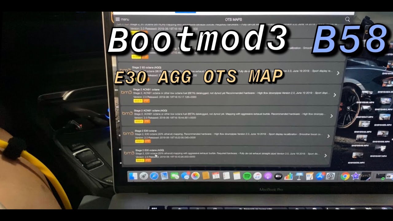 Bootmod3 E30 AGG OTS Tune on 340i B58 CRAZY POPS - YouTube