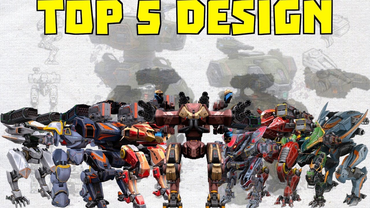 War Robots Top 5 Designs of Robot Till Now (2019) - YouTube