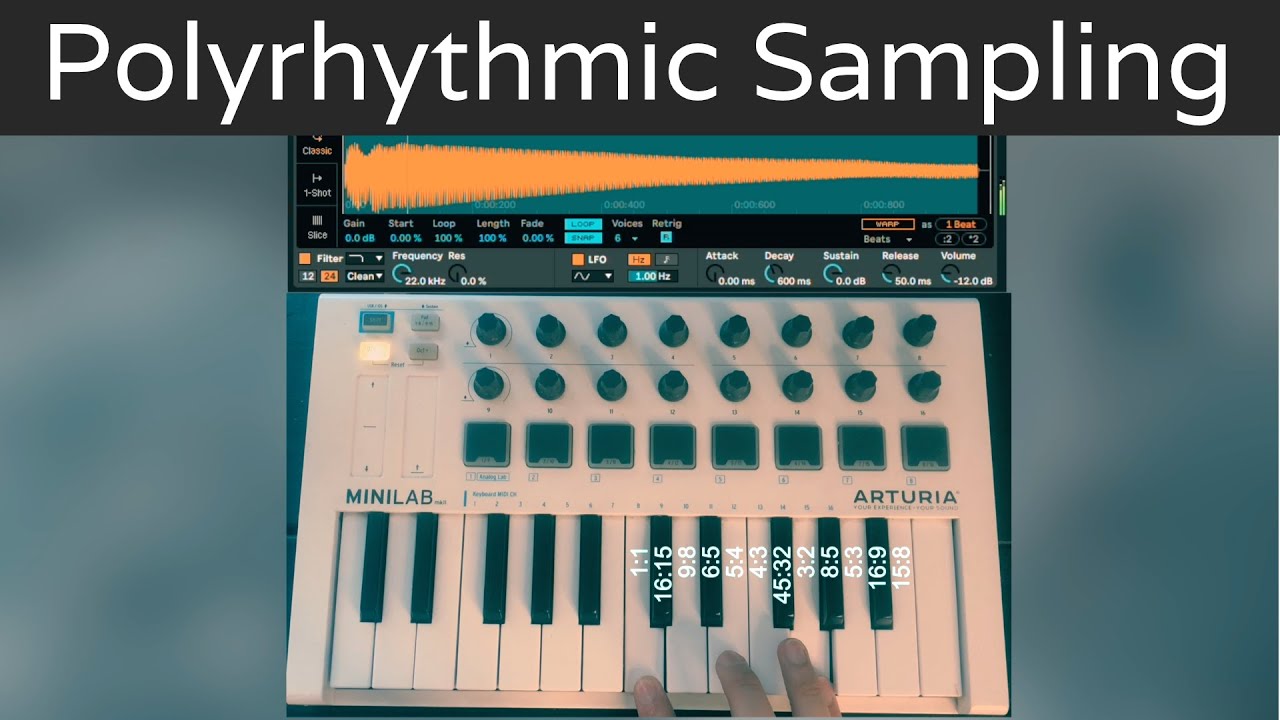 Sampling Polyrhythm | Instant rhythm with Sampler - YouTube