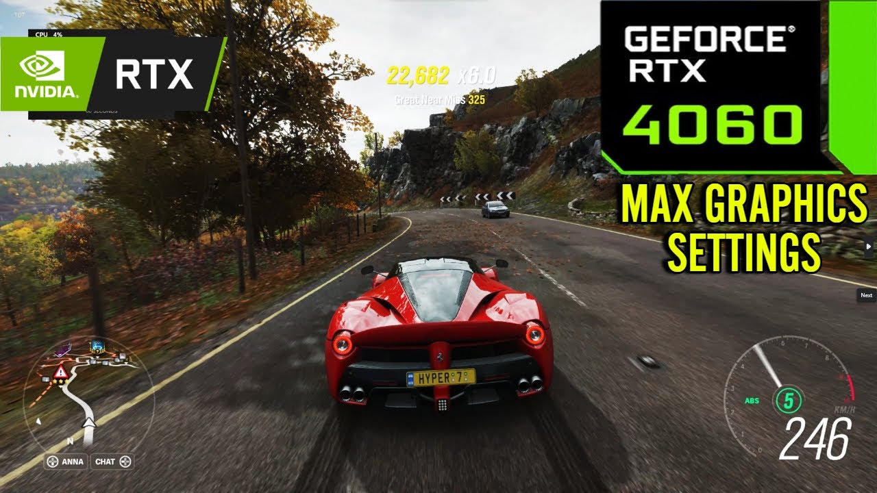 Forza Horizon 4 : RTX 4060 8GB ( Maximum Graphics Settings ) - YouTube