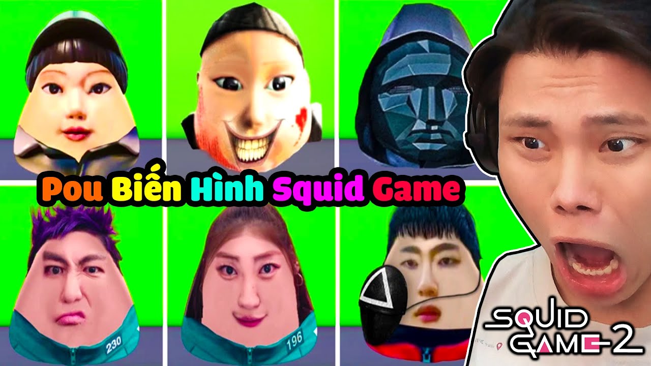 [ROBLOX] JAYGRAY BIẾN HÌNH POU SQUID GAME SIÊU HÀI BỰA👀🦑🌈TRÒ CHƠI CON ...