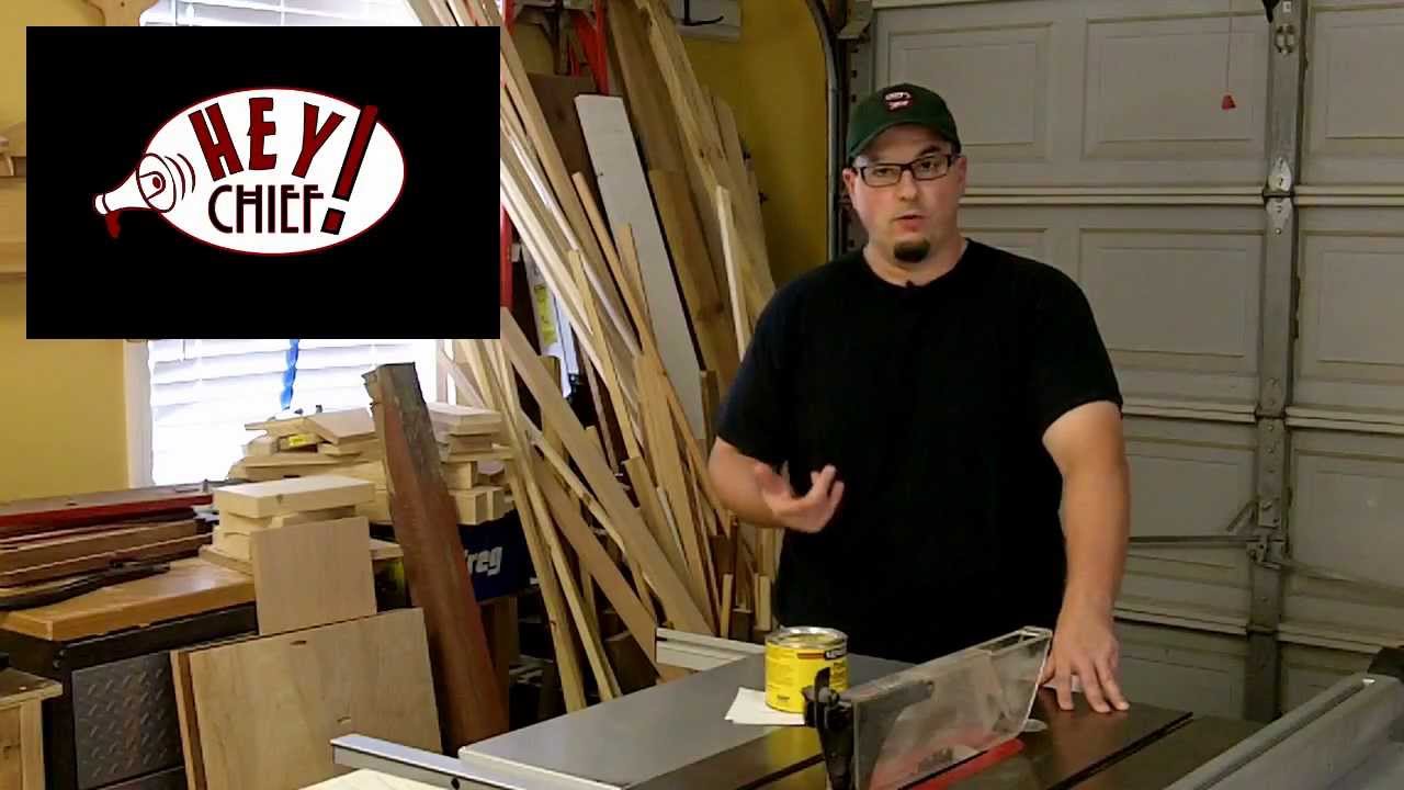 Hey Chief! Episode 7: Table saw top protectant, specialty hardware ...