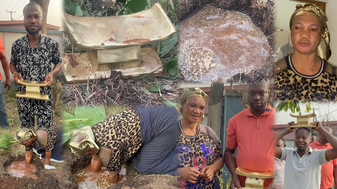 Eei Ewiase😳See how this woman of God D!g out REAL Asesedwa ( queen’s ...