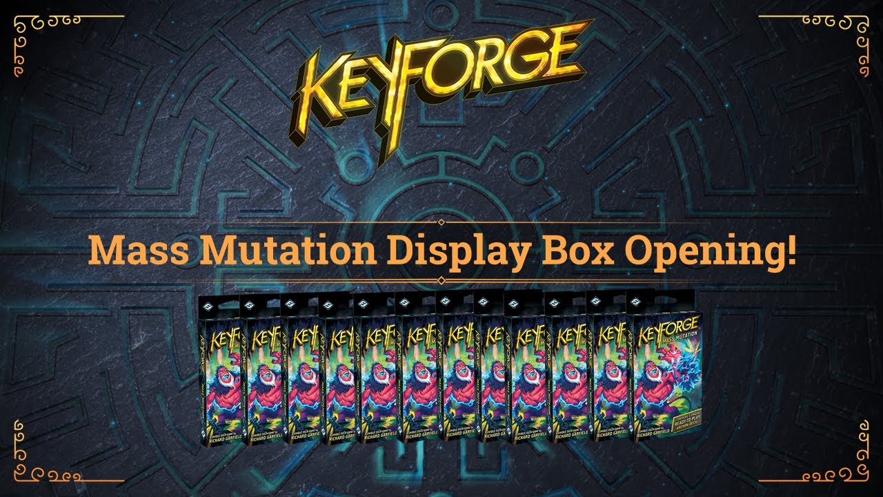 Keyforge Mass Mutation - Display Box Opening! - YouTube