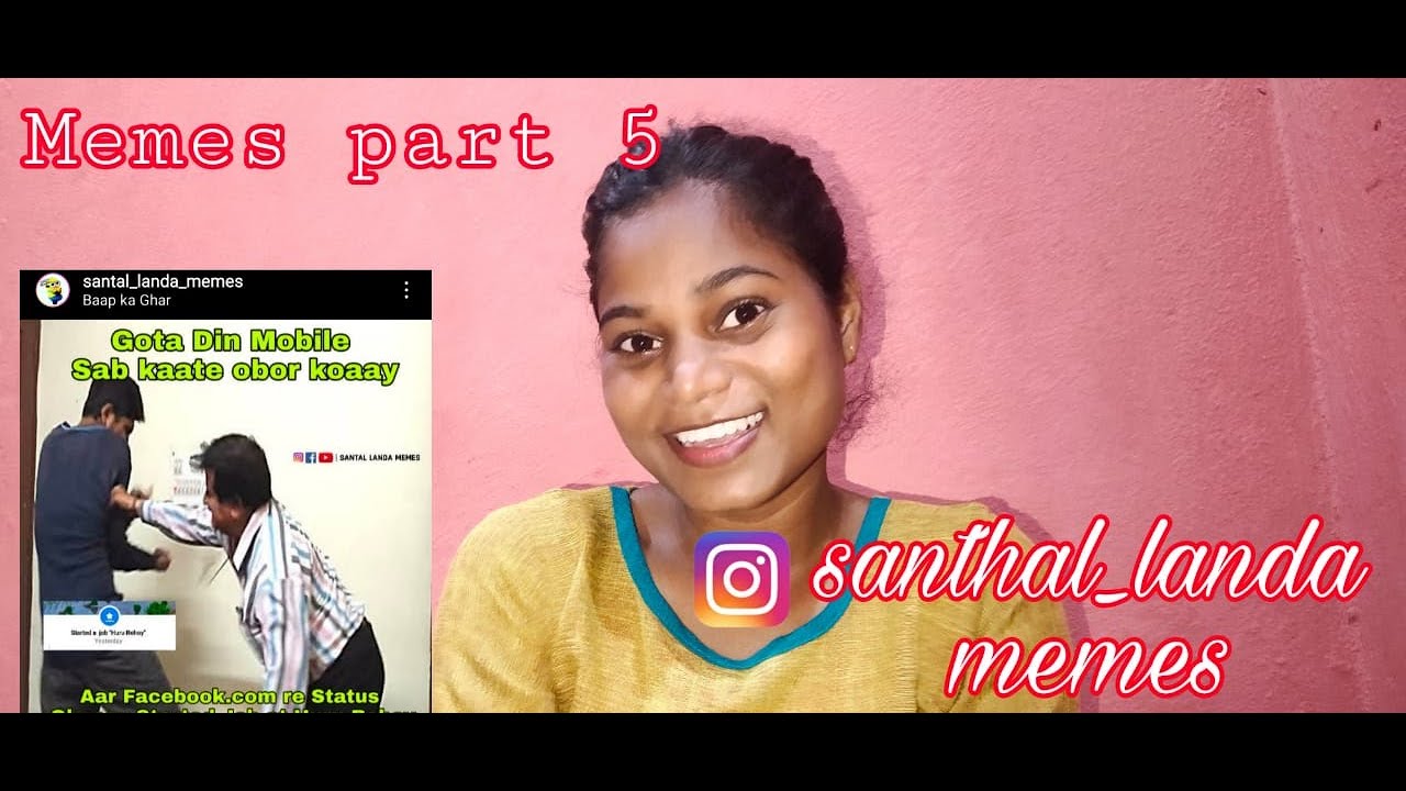 Funny Memes reaction part 5 // mangli manjhi// santhal landa memes ...